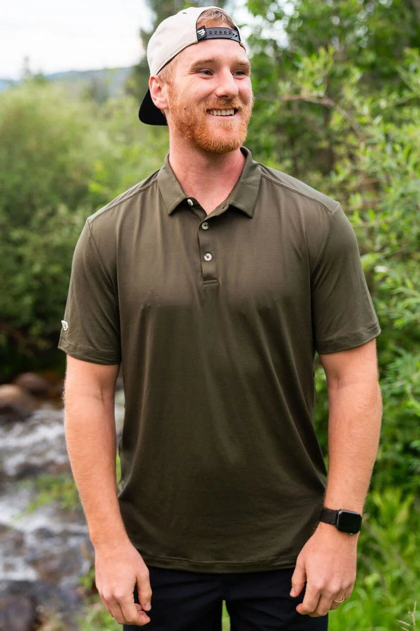 Burlebo Performance Polo in Mallard Green – Cowboy Headquarters