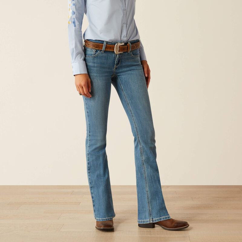Ariat Perfect Rise Naz Boot Cut Jeans in Crete – Cowboy Headquarters