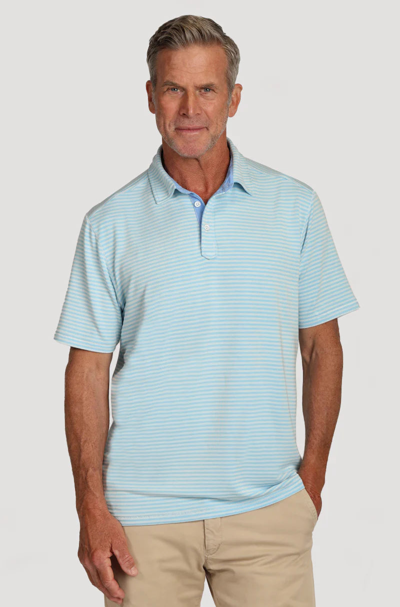 True Grit Signature Tailgate Polo in Turquoise – Cowboy Headquarters