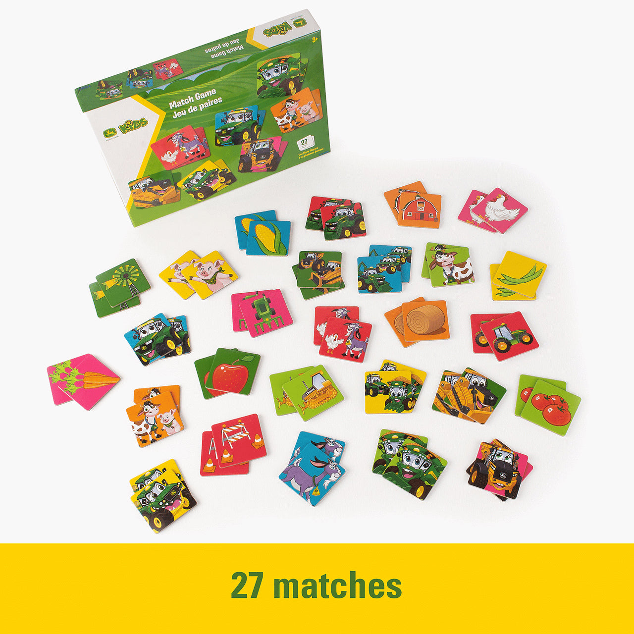 Tomy John Deere Kids Match Game – Cowboy Headquarters