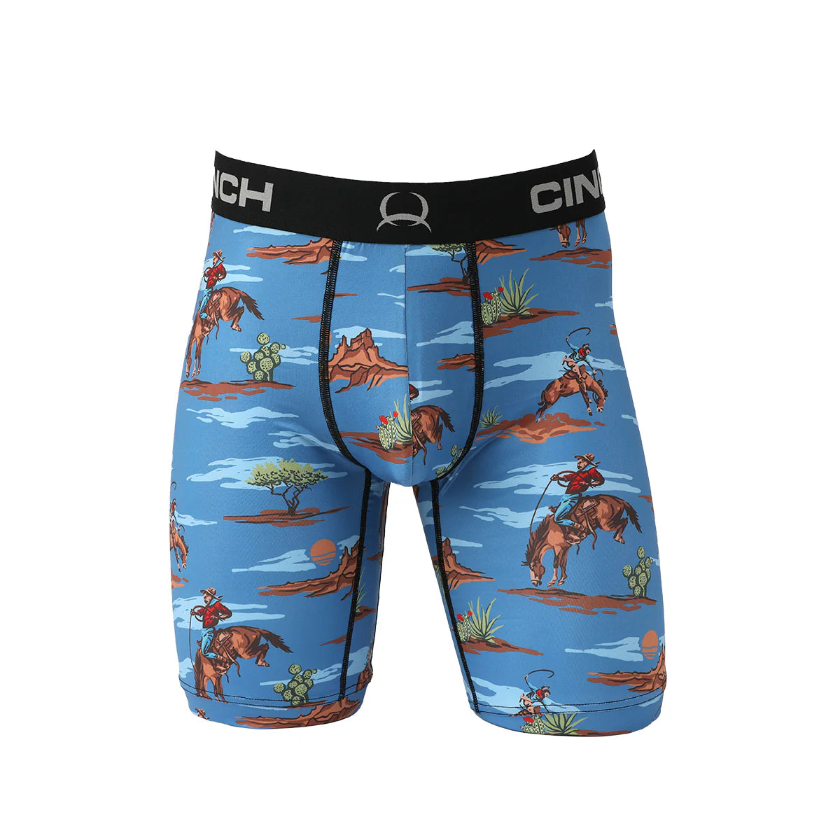 Cinch Men's Blue Buckaroo 9-Inch Boxer Briefs – Cowboy Headquarters