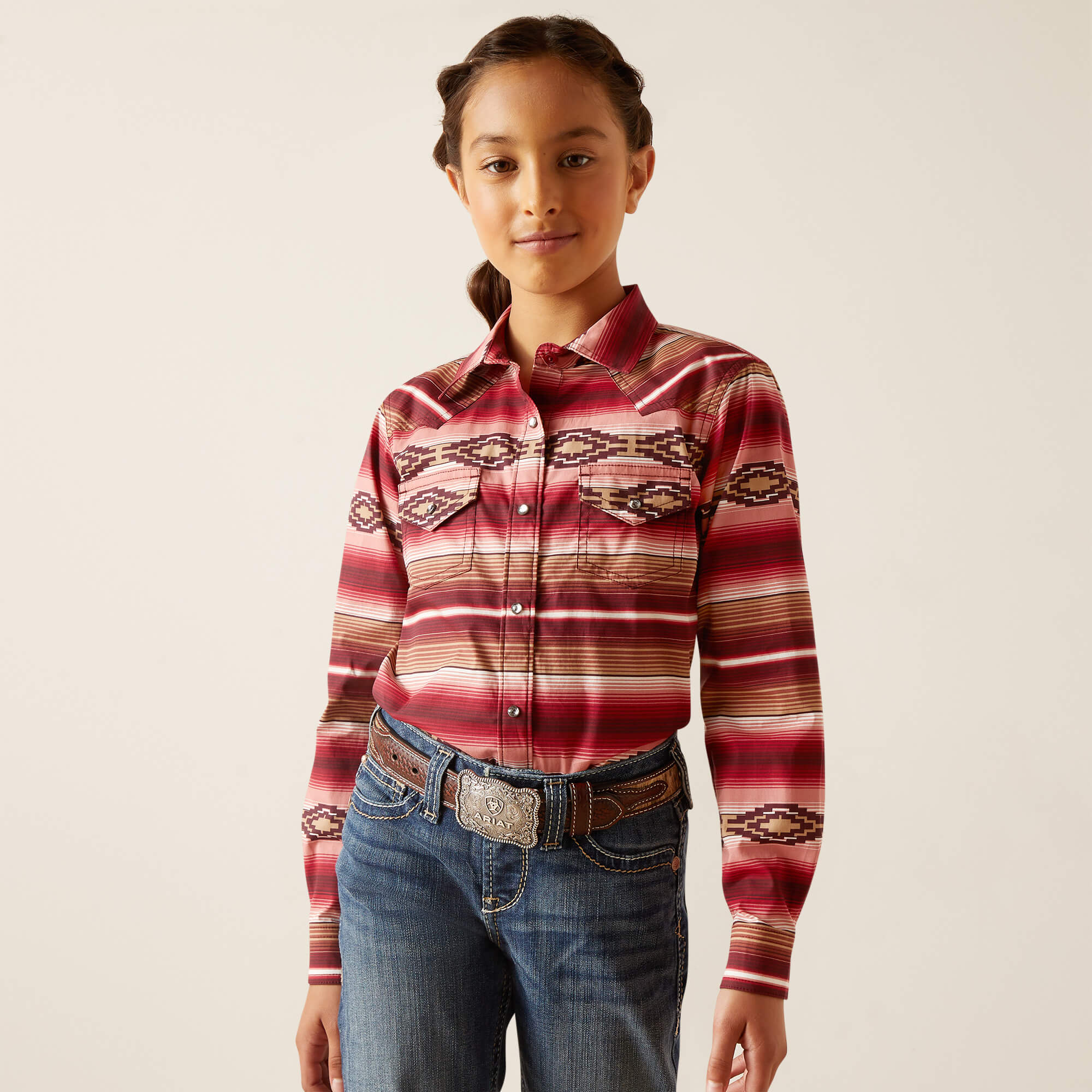 Girl's Pearl Snap & Western Button-Down Shirts – Cowboy Headquarters