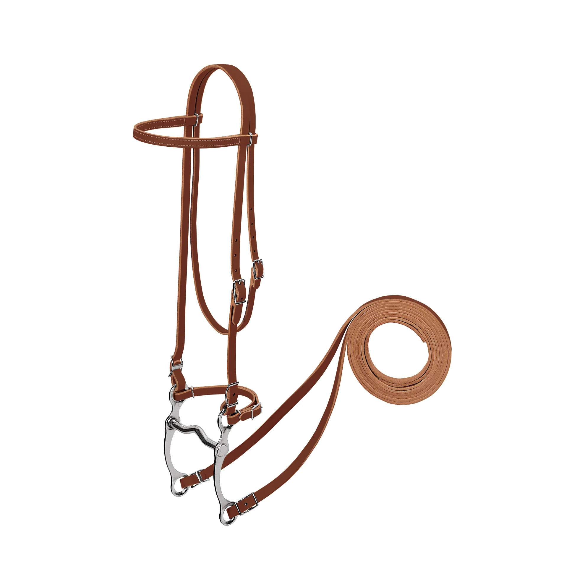 Weaver Harness Leather Browband Bridle With Single Cheek Buckle ...