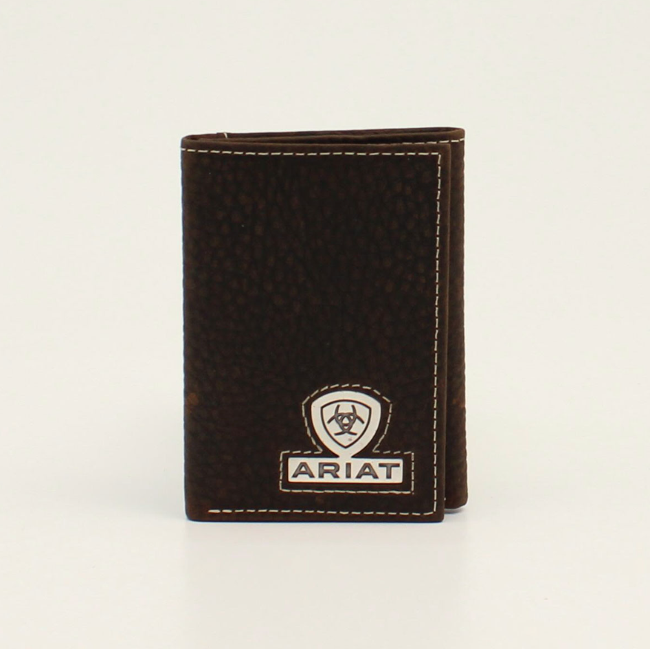 Ariat Trifold Shield Logo Concho Wallet – Cowboy Headquarters