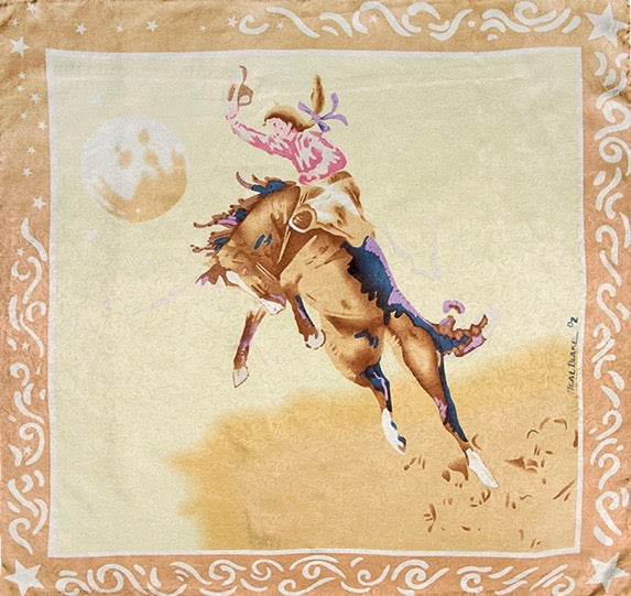 Blake Tan Limited Edition Silk Scarf – Cowboy Headquarters