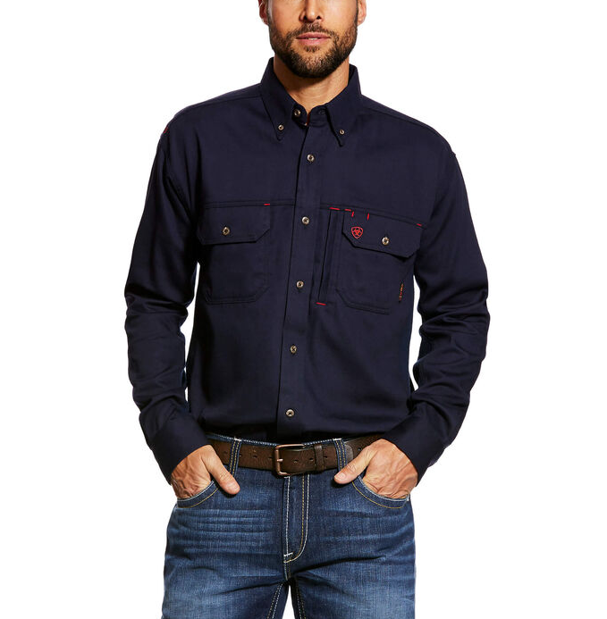 Ariat Flame Resistant Solid Vent Work Shirt – Cowboy Headquarters